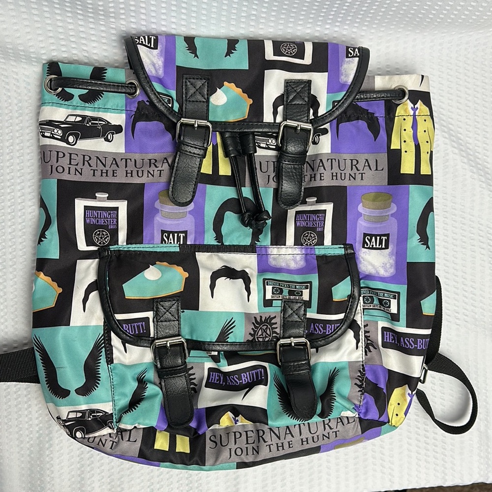 Supernatural Enjoy The Hunt Backpack - Gem